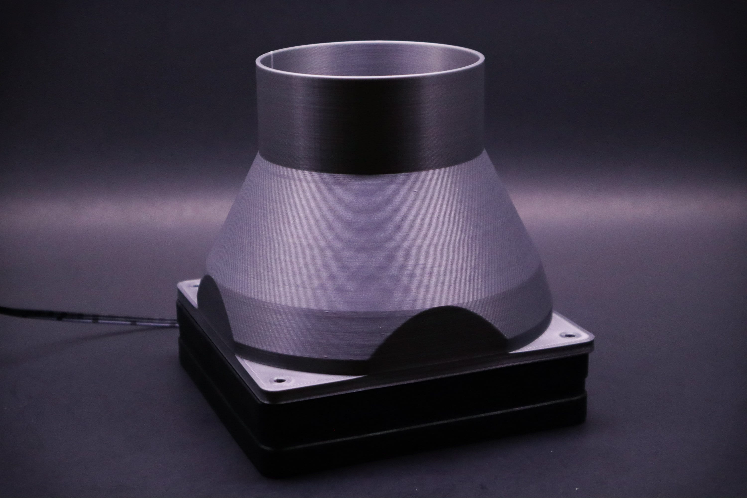 140mm Fan to 3" Duct Reducer Adapter | Wind Simulator Parts | SIM Raci ...