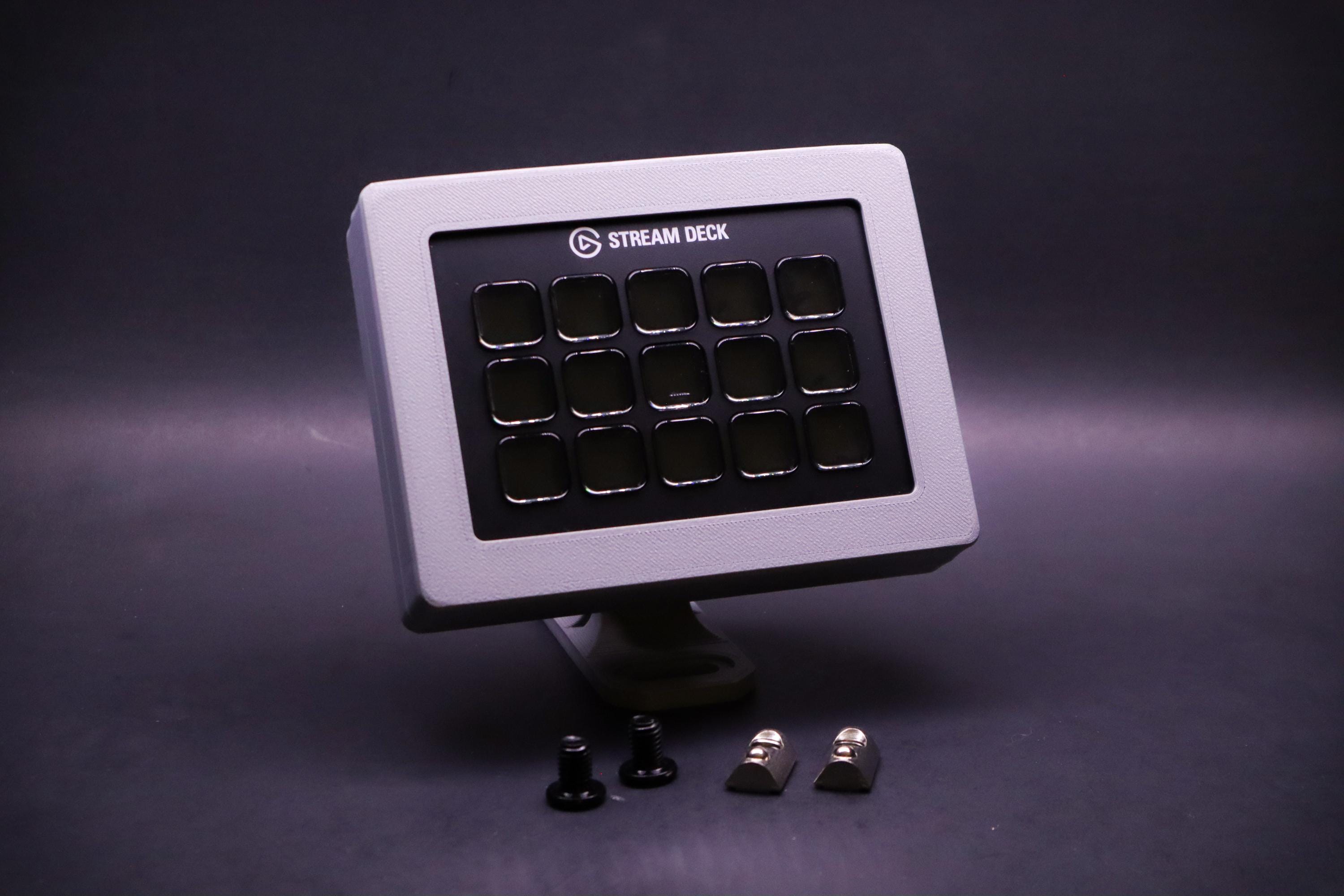 Streamdeck Mk.2 Enclosure Mount [ADJUSTABLE] for SIM Racing Aluminum P ...