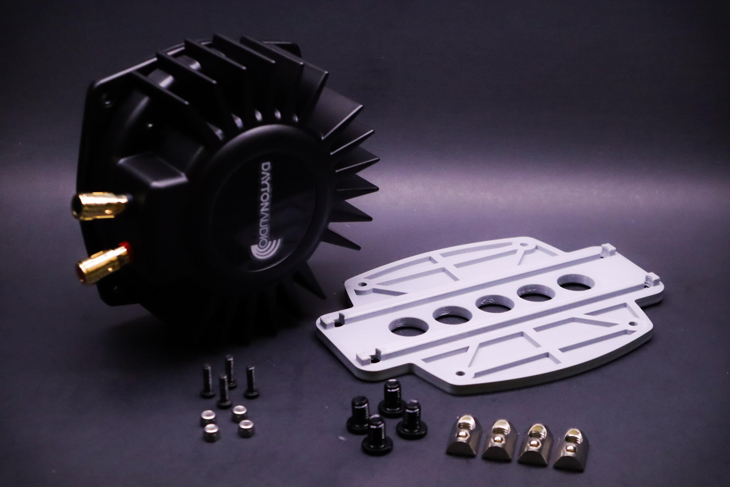 Bass Shaker Mount [Dayton Audio BST-1] for SIM Racing Aluminum Profile ...